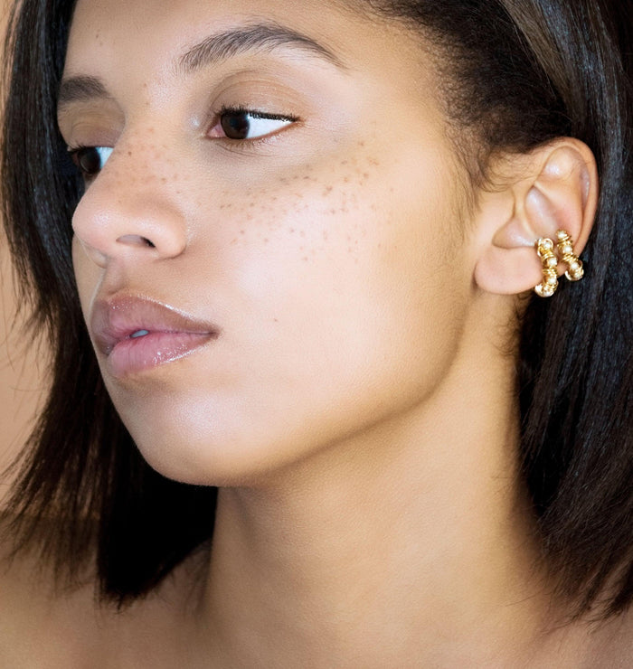 Moutton colleT Bague d'oreille Earcuffs LUCIOLE Perle Nacre